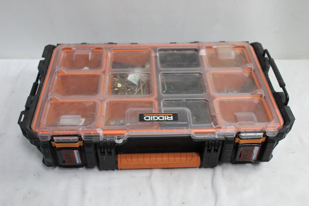 Ridgid Stackable Tool Box With Parts | Property Room