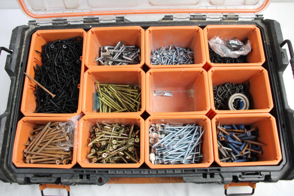 Ridgid Stackable Tool Box With Parts | Property Room