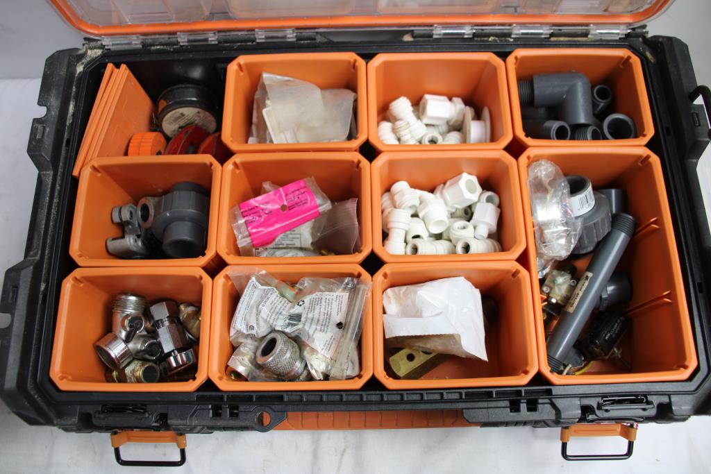 Ridgid Stackable Tool Box With Parts | Property Room