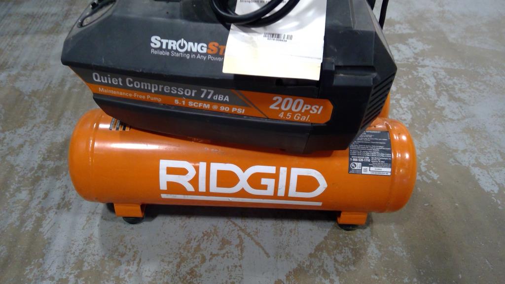 Ridgid Strong Stat 200 Psi Air Compressor | Property Room