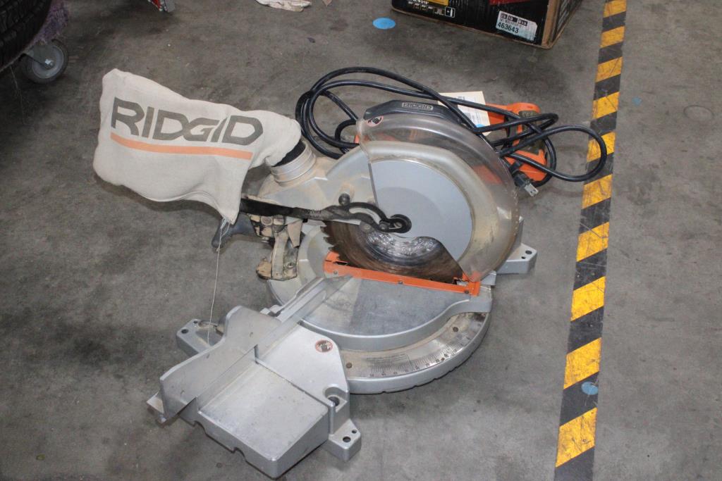 Ridgid Table Saw, 10-Inch Compound Miter With Laser Model Ms1065lza ...