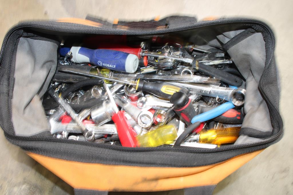 Ridgid Tool Bag With Miscellaneous Hand Tools | Property Room