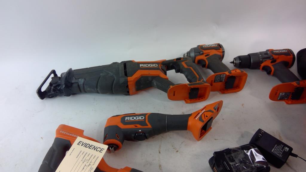 Ridgid Tool Bag With Tools, 4+ Pieces | Property Room