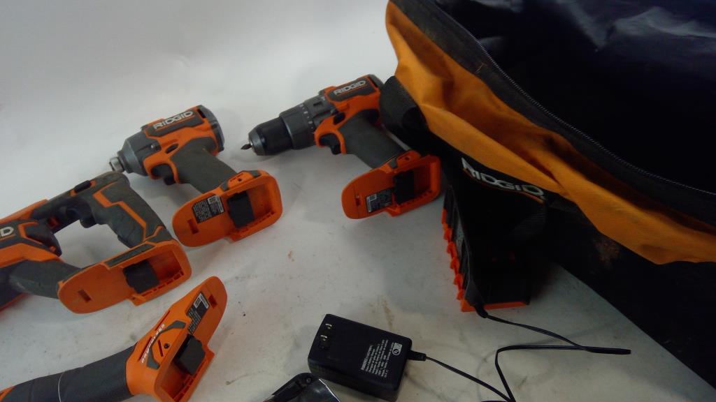 Ridgid Tool Bag With Tools, 4+ Pieces | Property Room