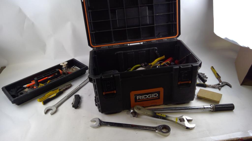 Ridgid Tool Box And More 10+ Pieces | Property Room