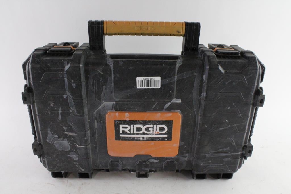Ridgid Tool Box With Tools, 10+ Pieces | Property Room