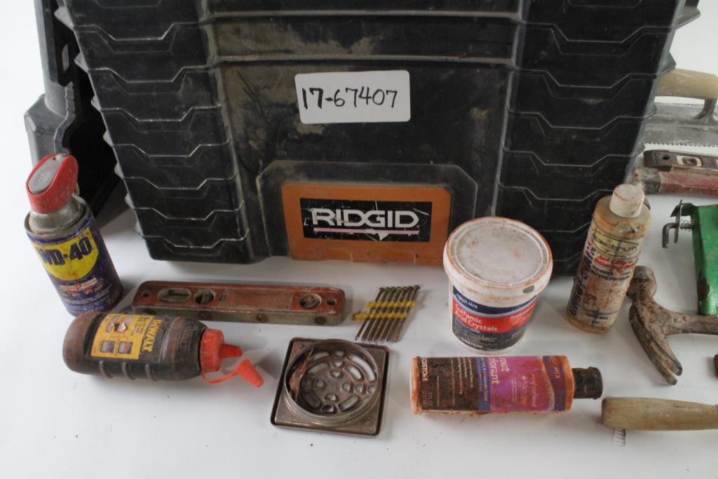 Ridgid Tool Box With Tools, 10+ Pieces | Property Room