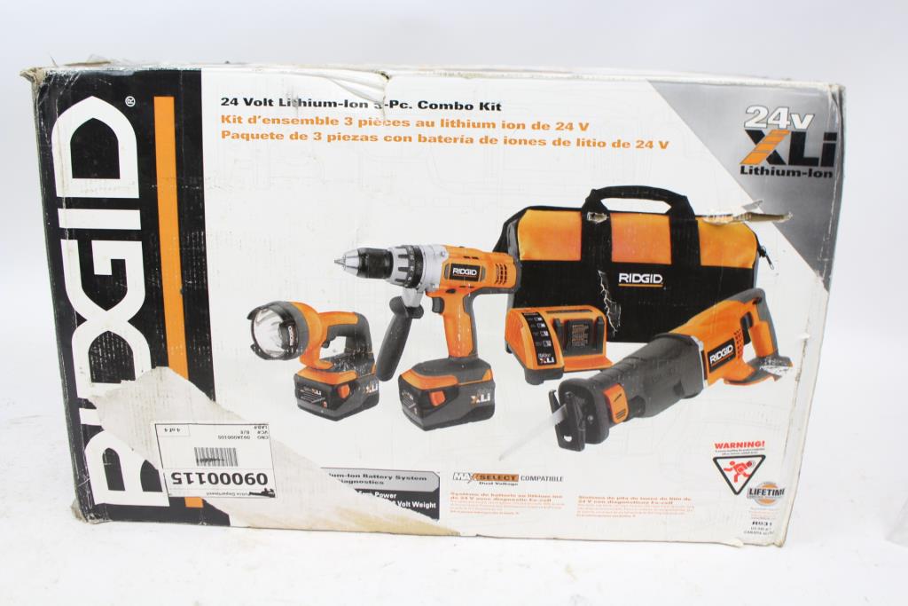 Rigid, 24 Volt 3 Piece Combo Kit | Property Room