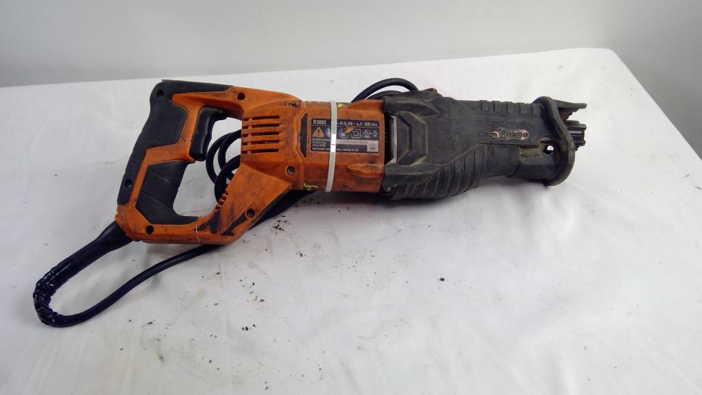 Rigid Fuego Corded Reciprocating Saw | Property Room