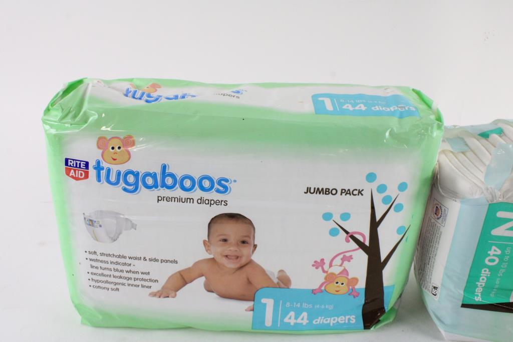 Rite Aid And Maxi Thin Pads And Diaper Packs 3 Pieces | Property Room