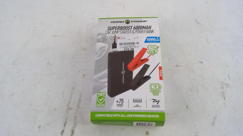 Road Proof Superboost 6000AH Car Jump Starter | Property Room