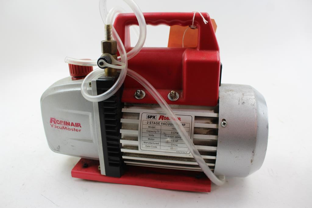 Robinair VacuMaster Model 15500 2 Stage Vacuum Pump | Property Room