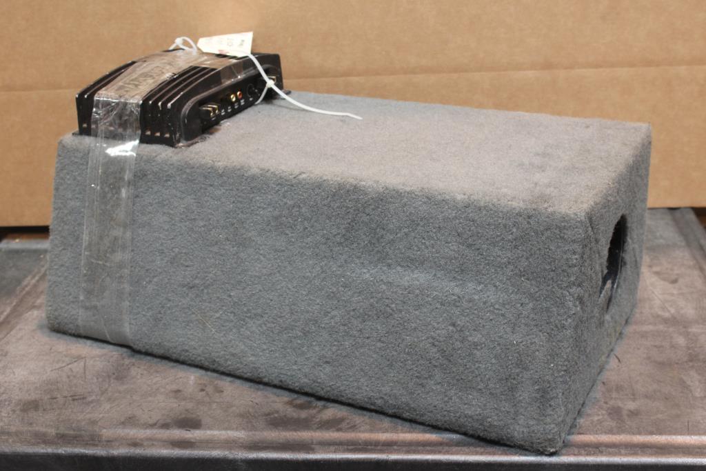 Rockford Fosgate Punch 40i Mosfet Amplifier And Speakerbox | Property Room