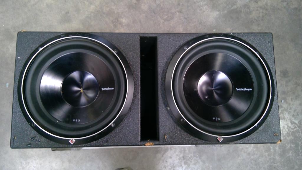 Rockford Fosgate Punch P3-2x12 Subwoofers In Box | Property Room
