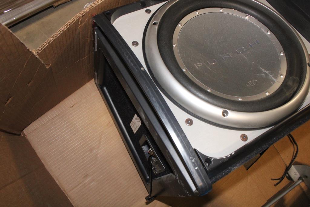 Rockford Fosgate Punch Subwoofers With Box | Property Room