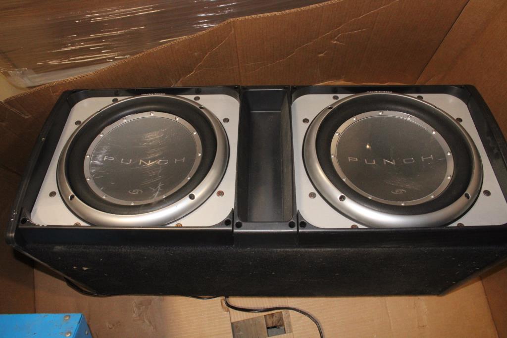 Rockford Fosgate Punch Subwoofers With Box | Property Room