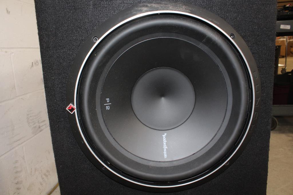 Rockford Fosgate Subwoofers In Sony Box | Property Room