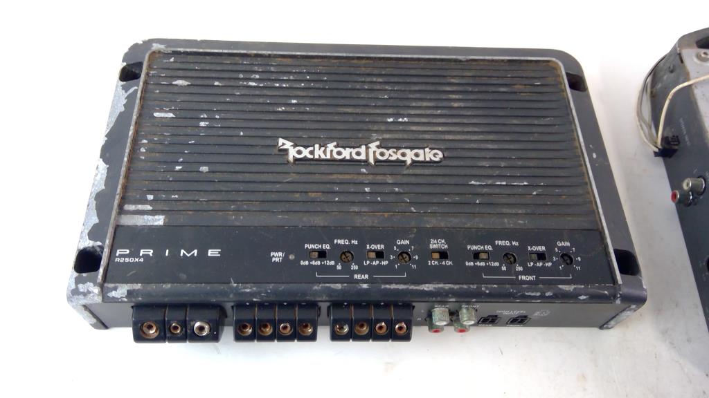 RockFordfosgate Prime 250 Watt 4-Channel Amplifier And More 5 Piece ...