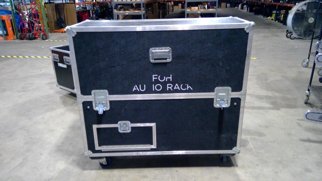 RockHard Rolling Audio Road Case With Racks | Property Room