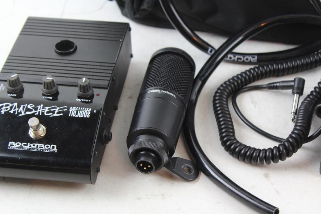Rocktron Banshee Amplifier Talkbox, Audio Technica At2020 Condenser And ...