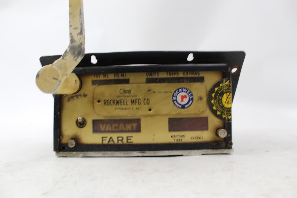 Rockwell Mfg Co. Ohmer Register Division Fare Meter | Property Room