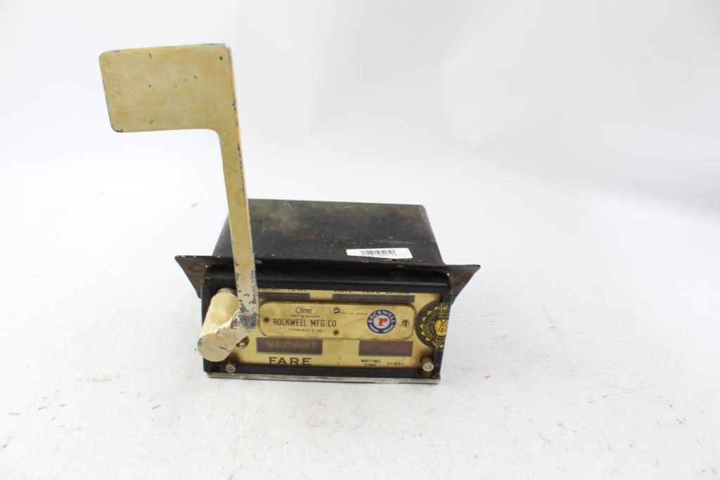 Rockwell Mfg Co. Ohmer Register Division Fare Meter | Property Room