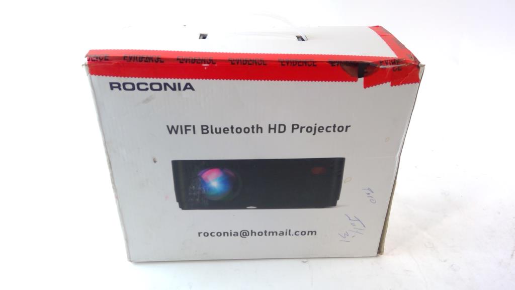 Roconia Wifi Bluetooth HD Projector | Property Room