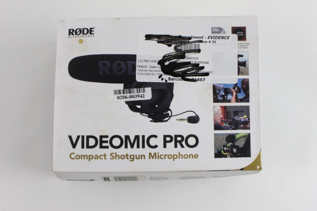 Rode VideoMic Pro Compact Shotgun Microphone | Property Room