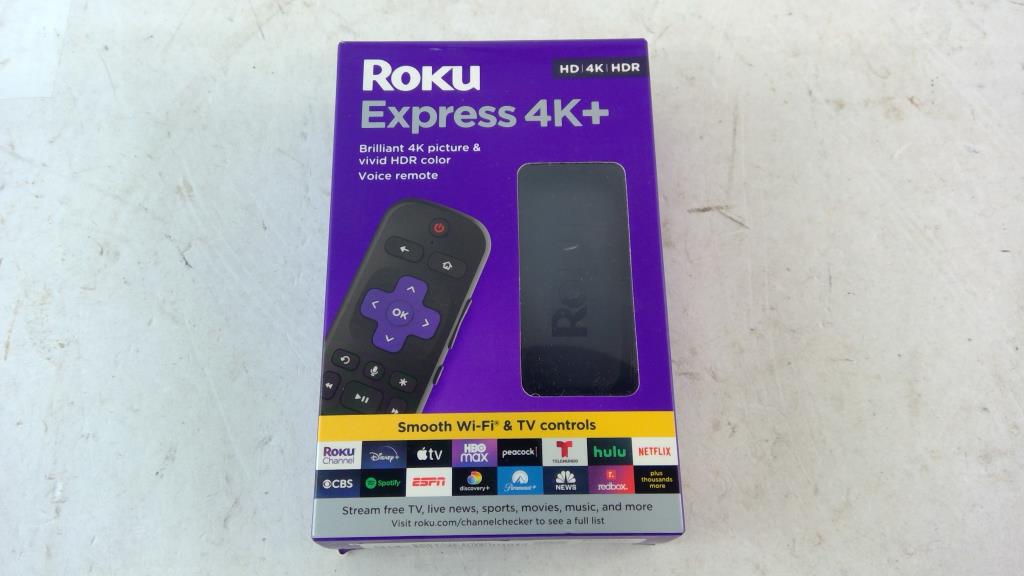 Roku Express 4k+ Streaming Player | Property Room