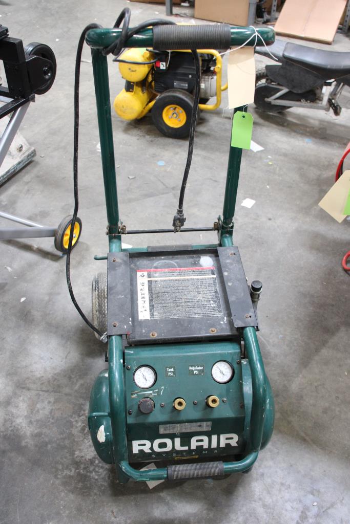Rolair Systems Cart Air Compressor | Property Room