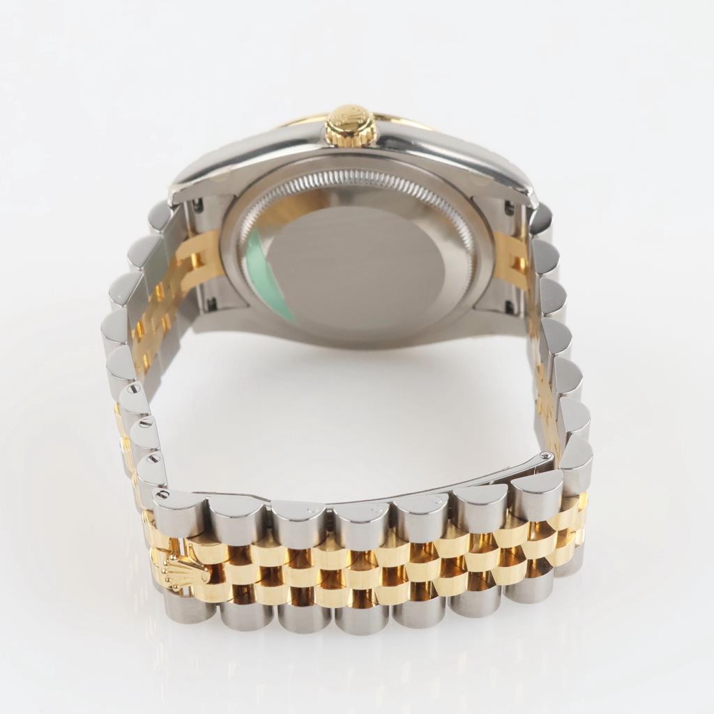 Rolex DateJust 18kt Gold Watch-Evaluated By Our Certified Gemologist ...