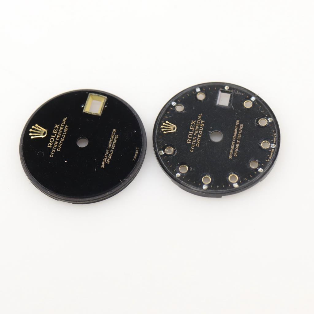 Rolex DateJust Black Dials, 2 Dials | Property Room