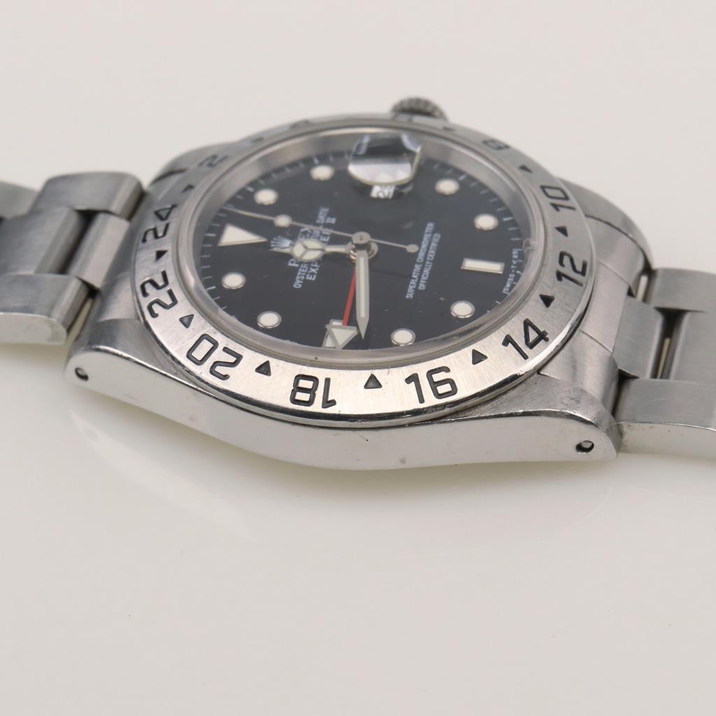 Rolex Explorer II 16570 GMT Watch-Evaluated By Our Certified Gemologist ...