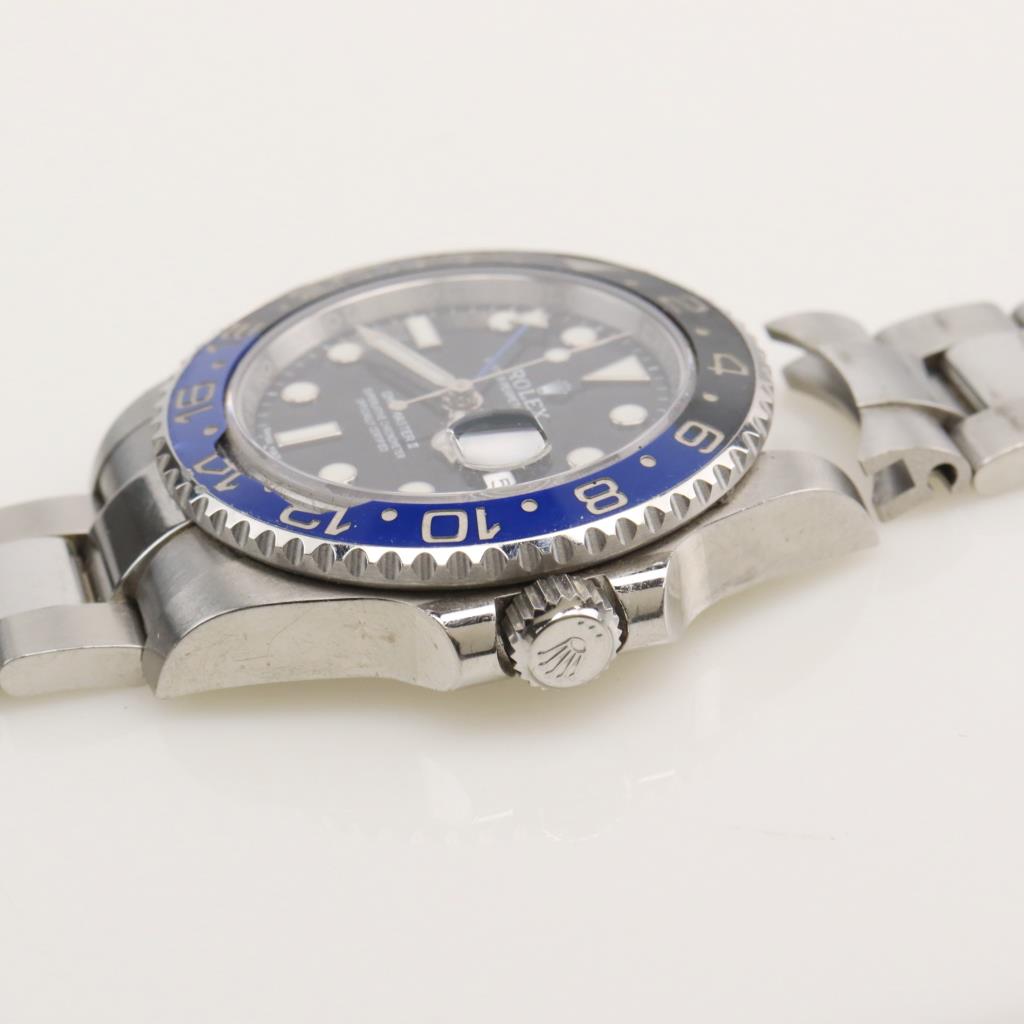 Rolex GMT Stainless Steel Watch - Evaluated By Our Certified Gemologist ...