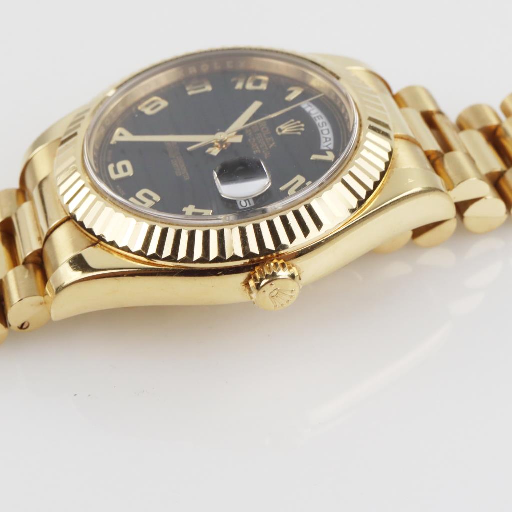 Rolex President 18kt Gold Watch-Evaluated By Our Certified Gemologist ...