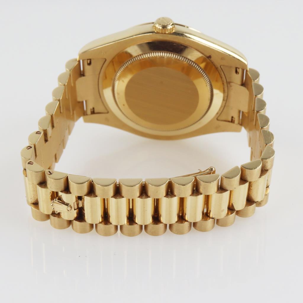 Rolex President 18kt Gold Watch-Evaluated By Our Certified Gemologist ...
