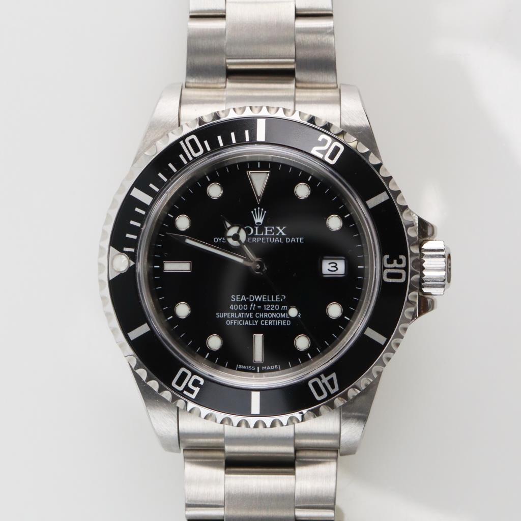 Rolex Sea Dweller Watch - Evaluated By Our Certified Gemologist-AGS/GIA ...