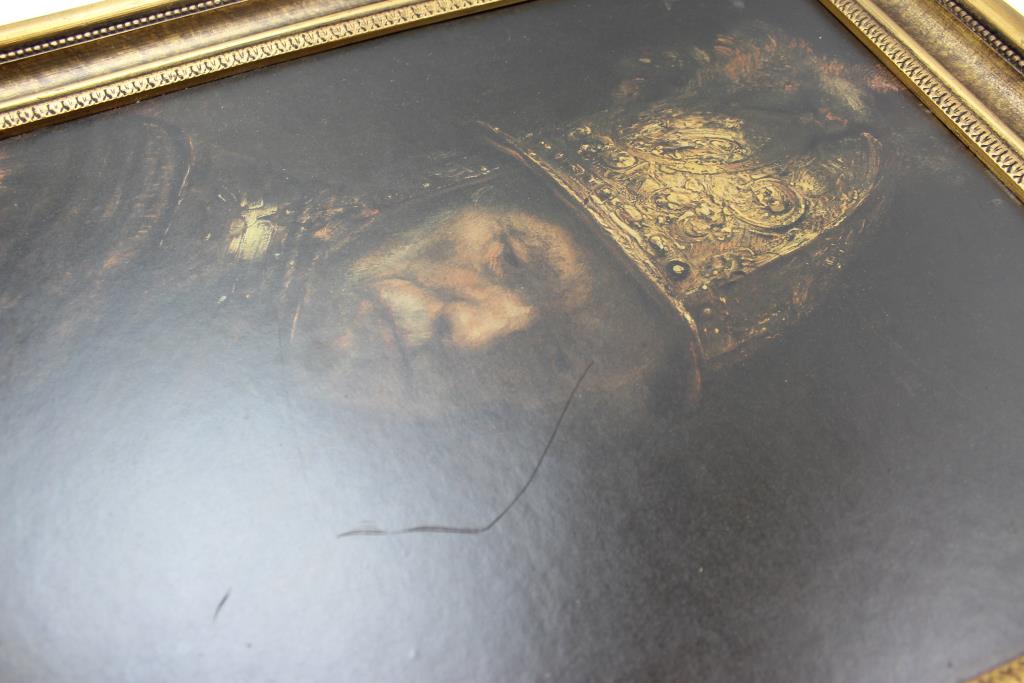 Roman Centurion Portrait Painting And Frame | Property Room