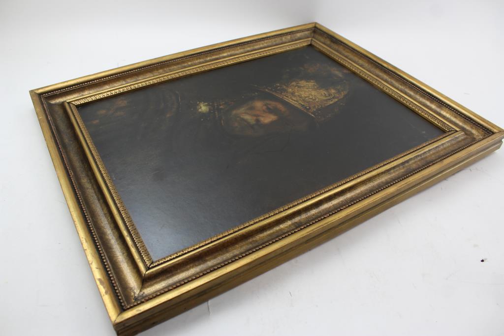 Roman Centurion Portrait Painting And Frame | Property Room