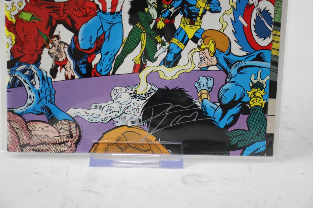 Ron Lim Autographed Infinity War Comic Book | Property Room