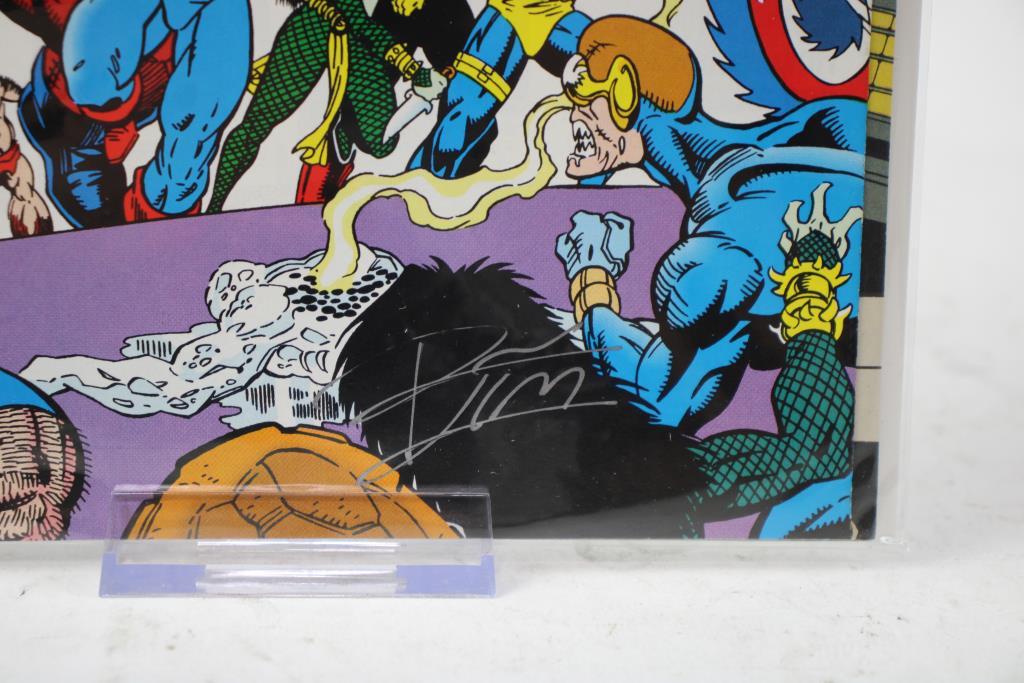 Ron Lim Autographed Infinity War Comic Book | Property Room