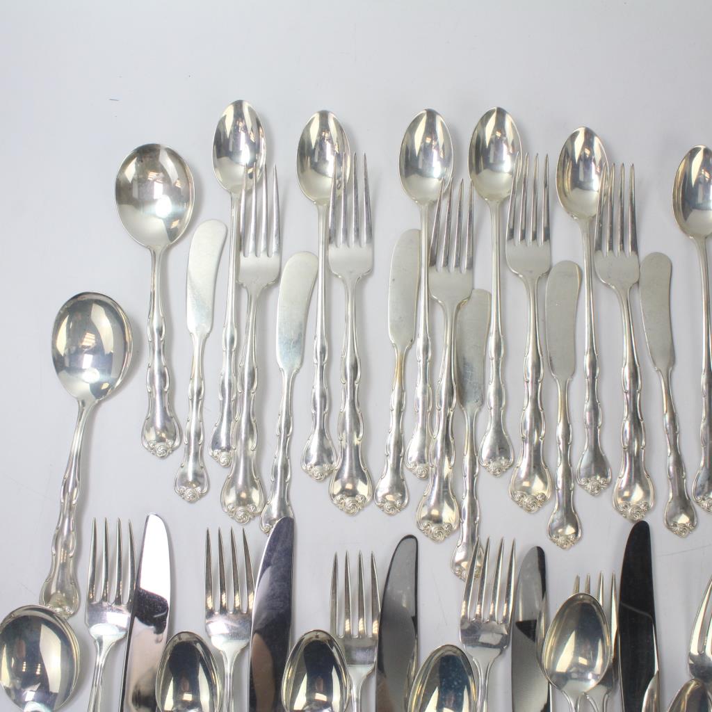 Rondo by Gorham Vintage Sterling Silver Flatware Set | Property Room