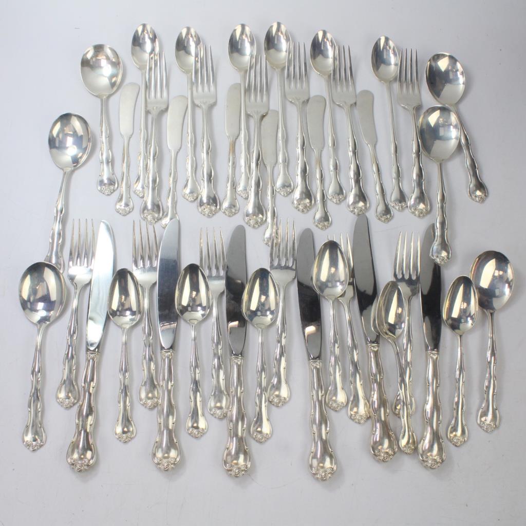 Rondo by Gorham Vintage Sterling Silver Flatware Set | Property Room