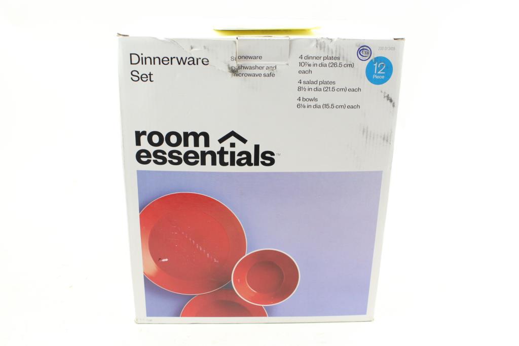 Room Essentials, 12 Piece Dinnerware Set | Property Room