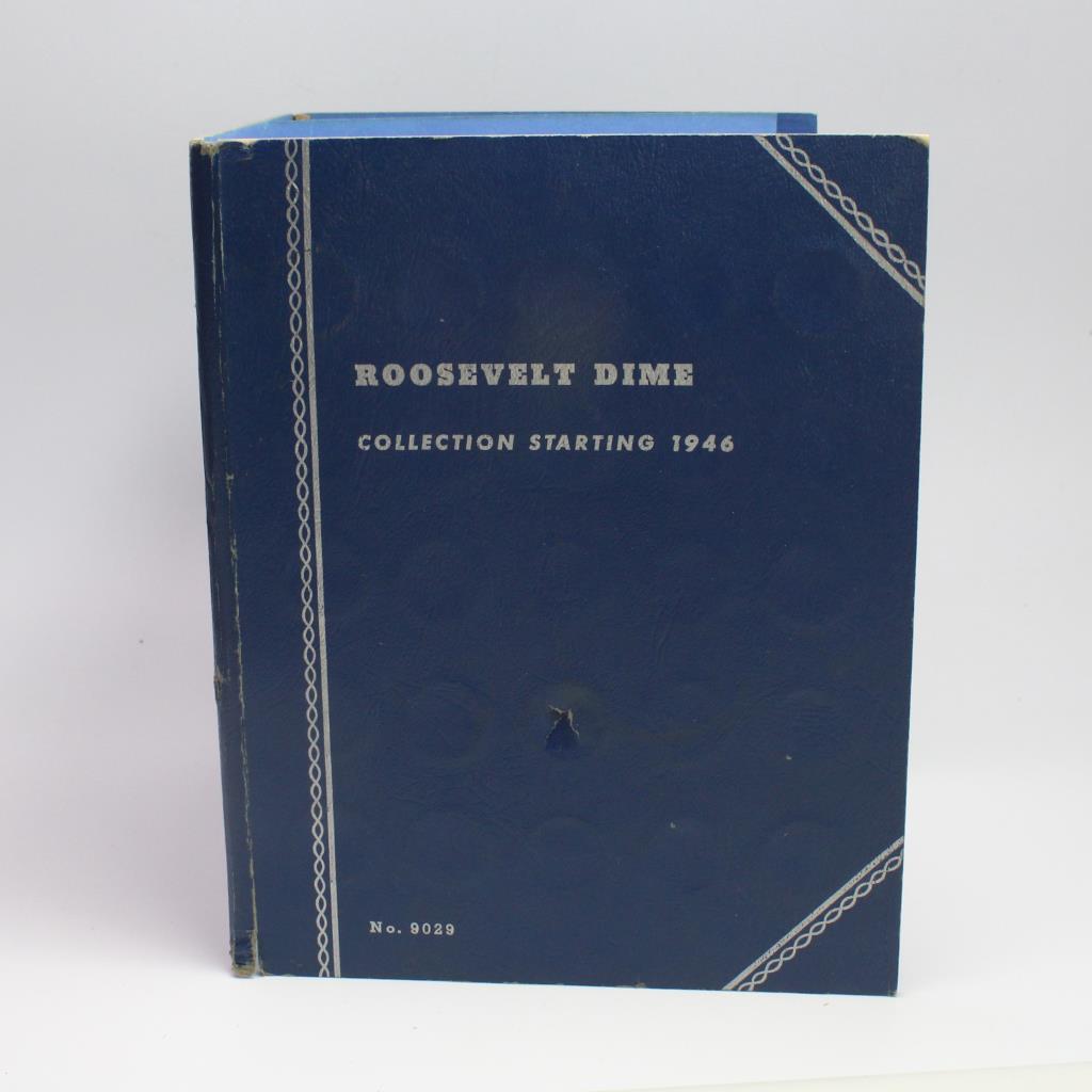 Roosevelt Dime Collection Book, Includes 39 Dimes | Property Room