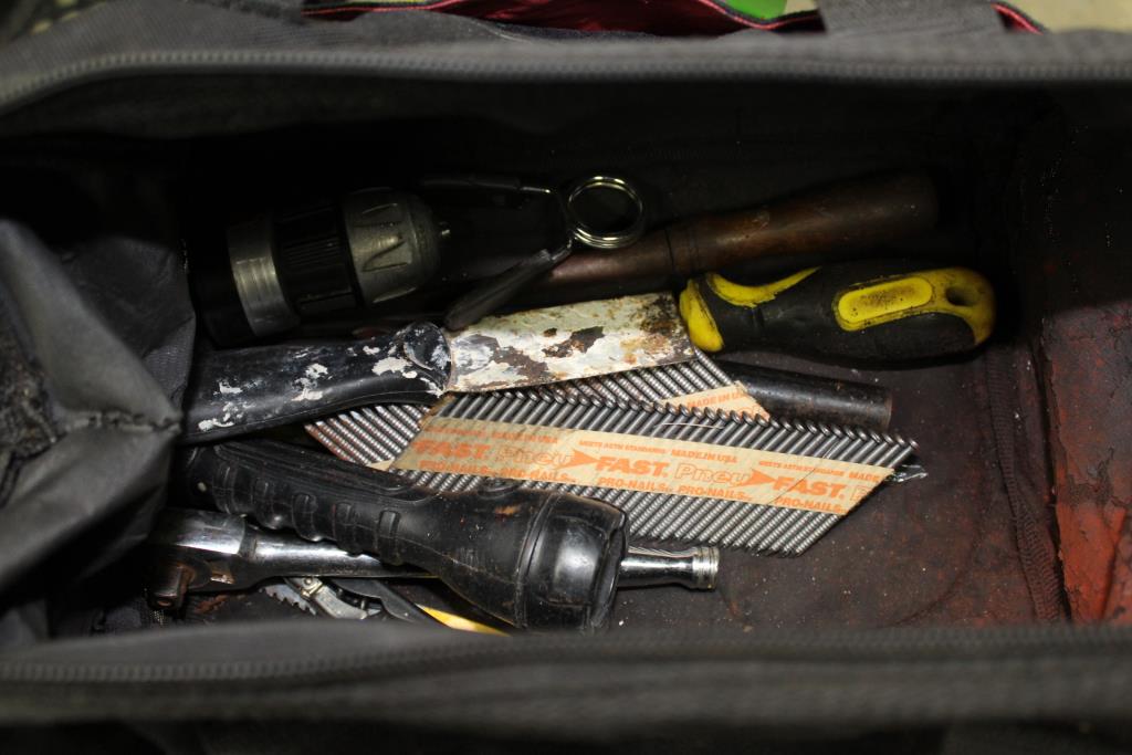 Rooster Tool Bag With 10+ Pieces | Property Room