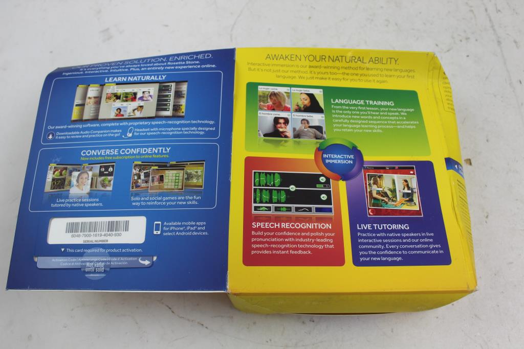 Rosetta Stone English Lesson Set | Property Room