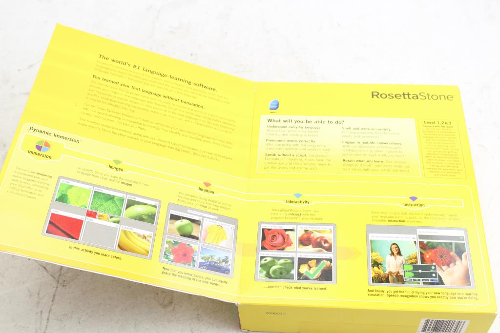 Rosetta Stone Spanish Level 1, 2, 3 Language Learning Software ...