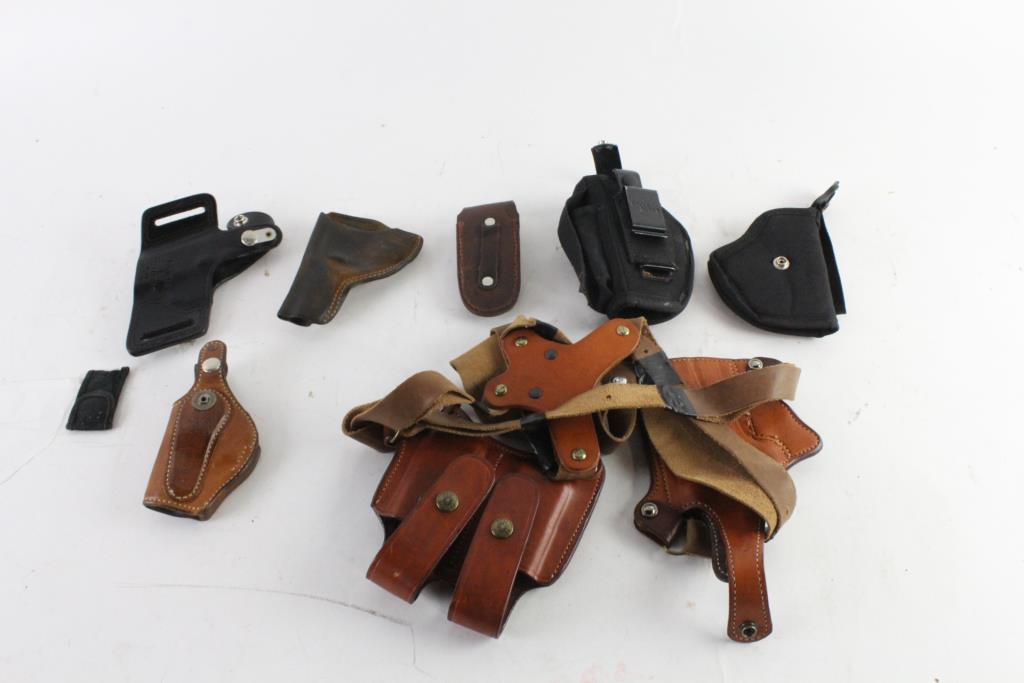 Ross Vertical Pistol Shoulder Holster, Uncle Mike's Pistol Holster, And ...