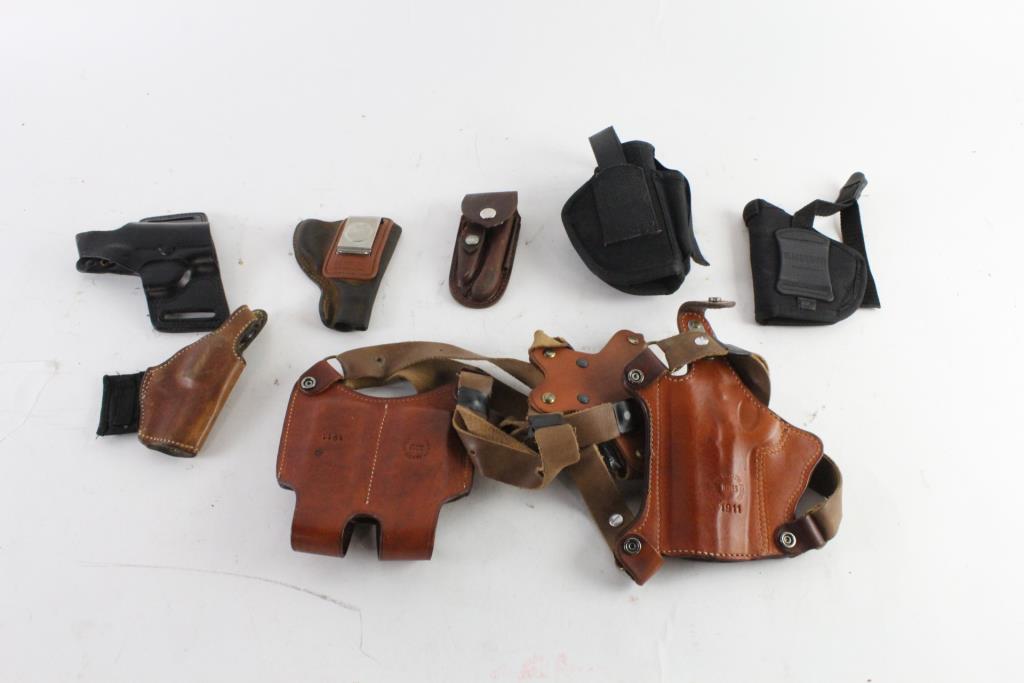Ross Vertical Pistol Shoulder Holster, Uncle Mike's Pistol Holster, And ...